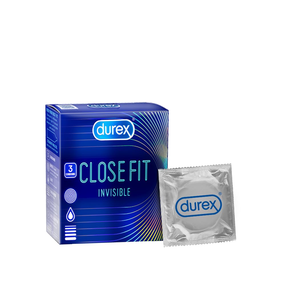 Buy Durex Close Fit Invisible Condoms - 3's Pack online