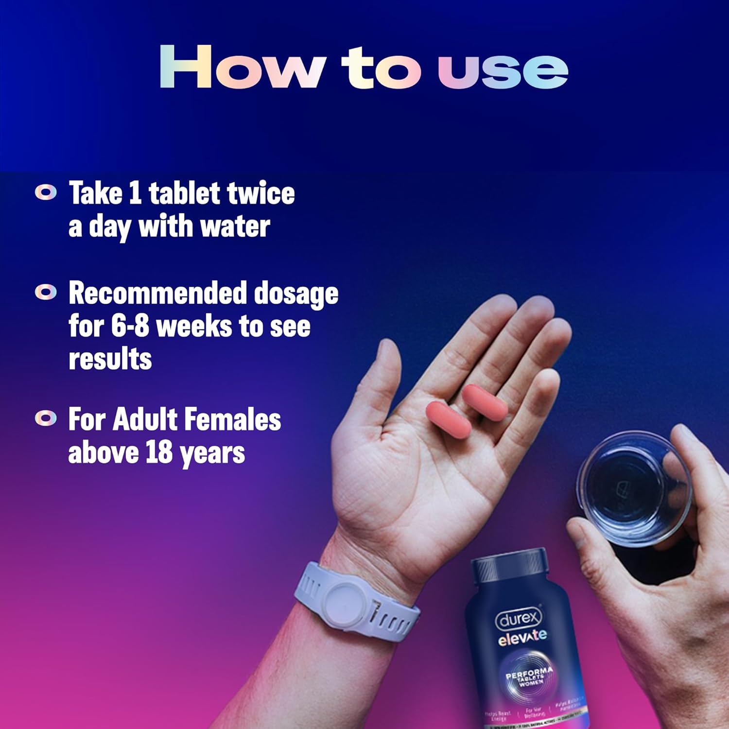 Durex Elevate Performa Tablets For Women Online Shopping